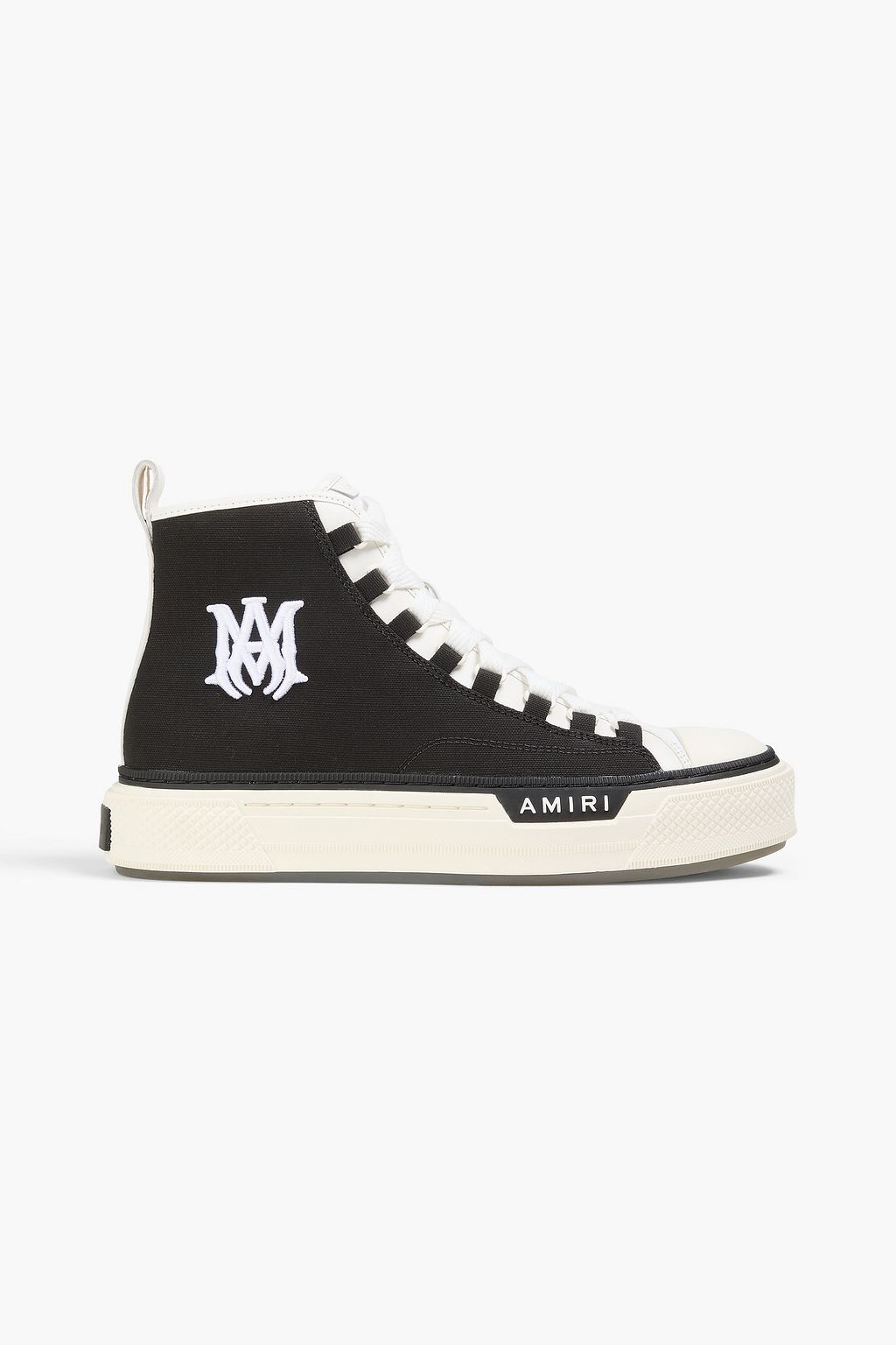 AMIRI Court embroidered canvas high-top sneakers | THE OUTNET