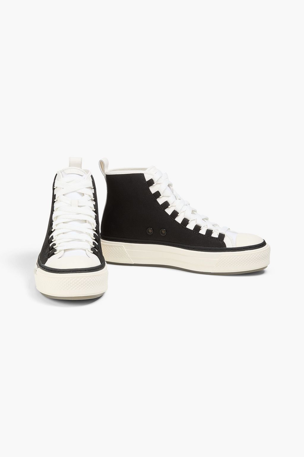 AMIRI Court embroidered canvas high-top sneakers | THE OUTNET