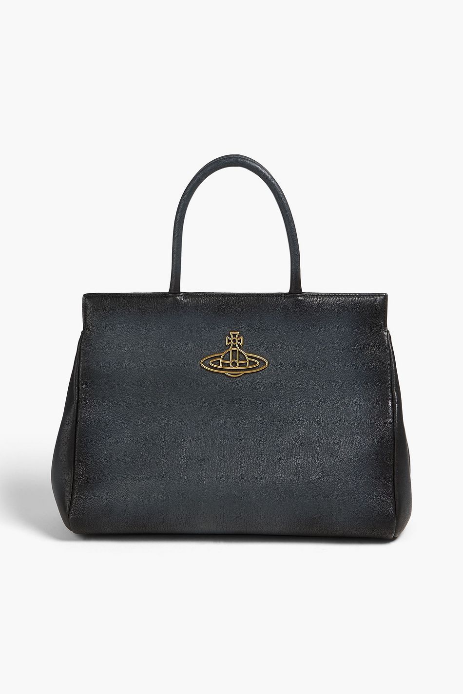 VIVIENNE WESTWOOD Tote Bag „Sloane“ aus Narbenleder | THE OUTNET