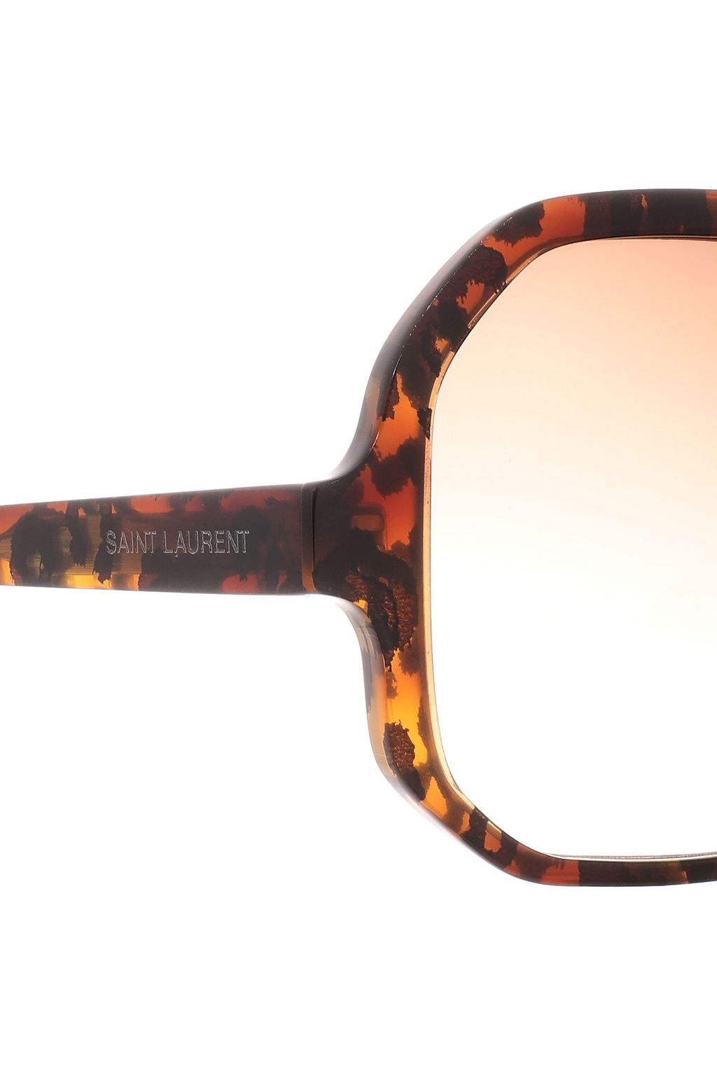 Saint Laurent Square Frame Tortoiseshell Acetate Sunglasses The Outnet