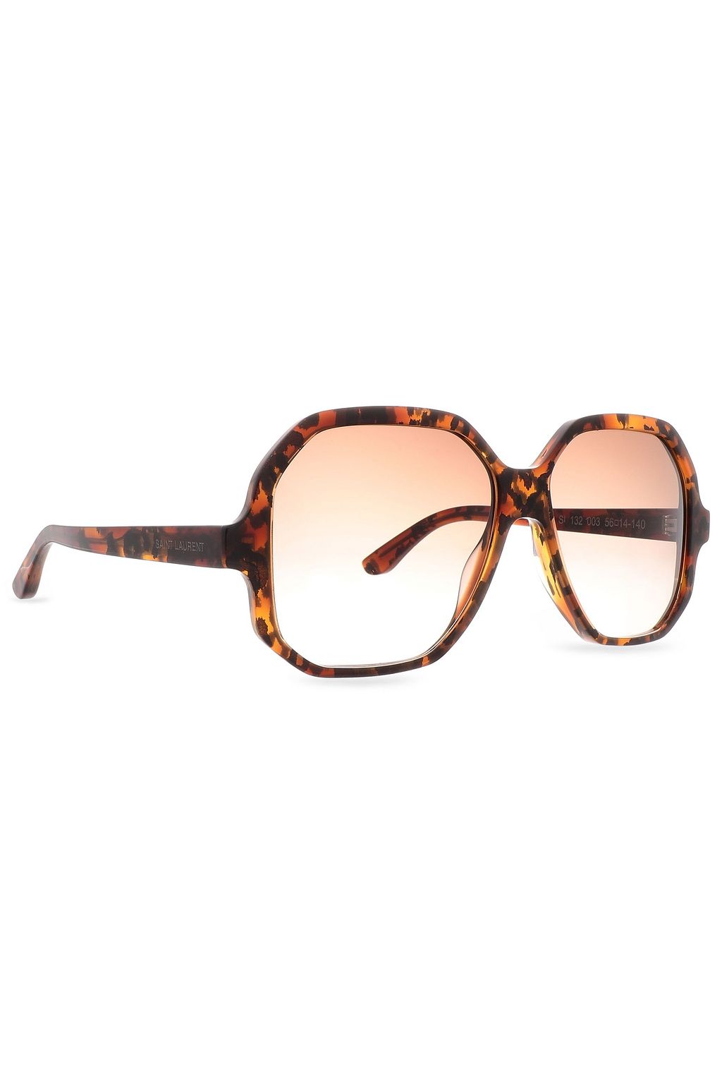 Saint Laurent Square Frame Tortoiseshell Acetate Sunglasses The Outnet