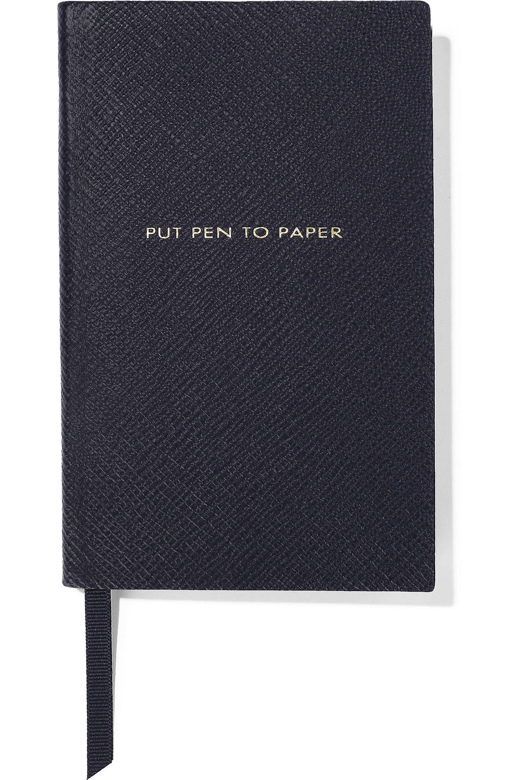 SMYTHSON Panama textured-leather notebook | THE OUTNET