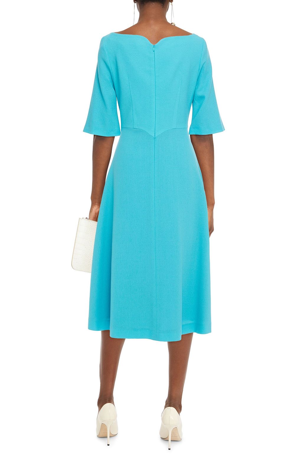 GOAT Wool-crepe midi dress | THE OUTNET