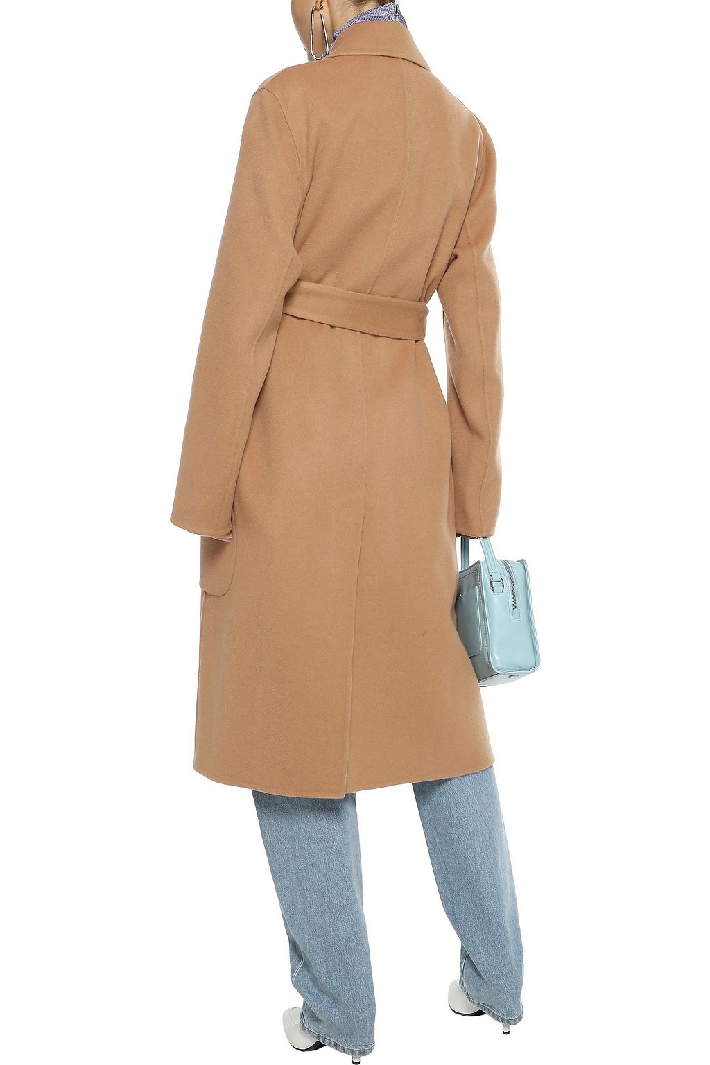 ACNE STUDIOS Carice belted wool and cashmere-blend felt coat | THE OUTNET