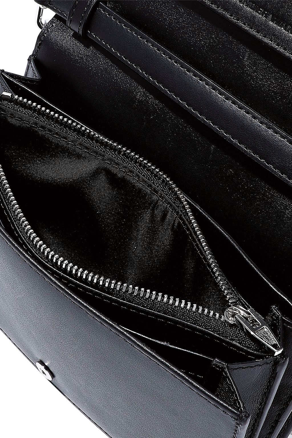ALEXANDER WANG Attica metallic checked snake-effect leather shoulder ...
