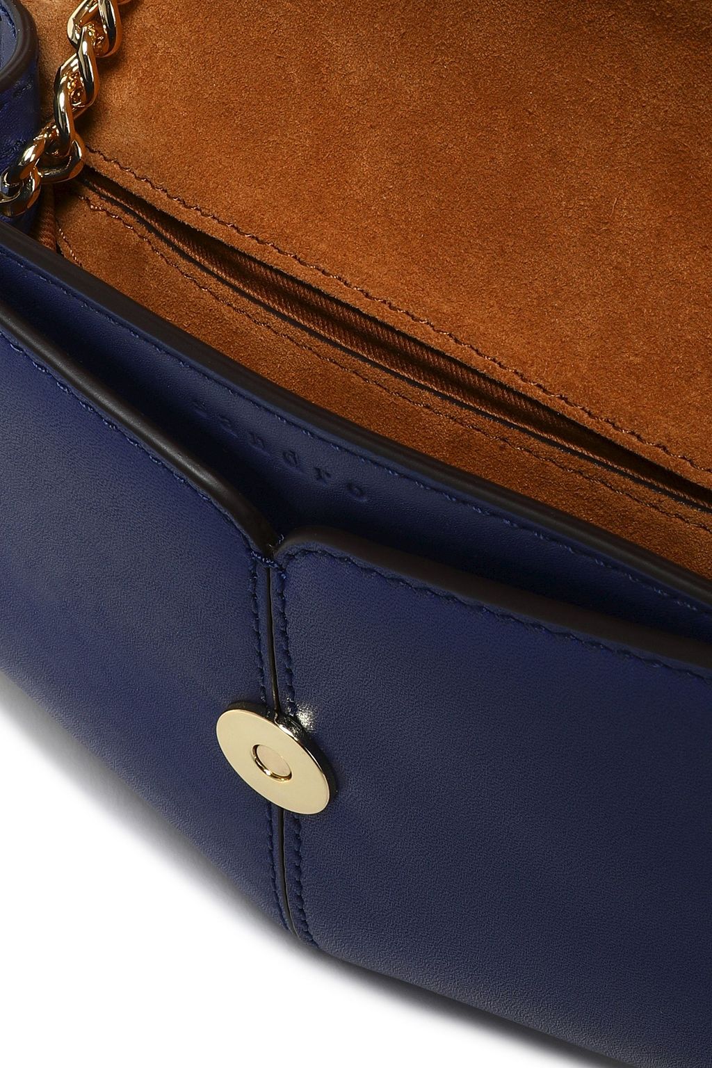 SANDRO Leather shoulder bag | THE OUTNET