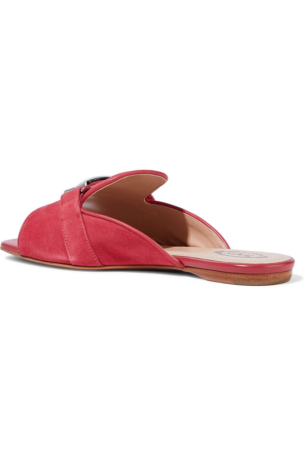 TOD'S Embellished suede slides | THE OUTNET