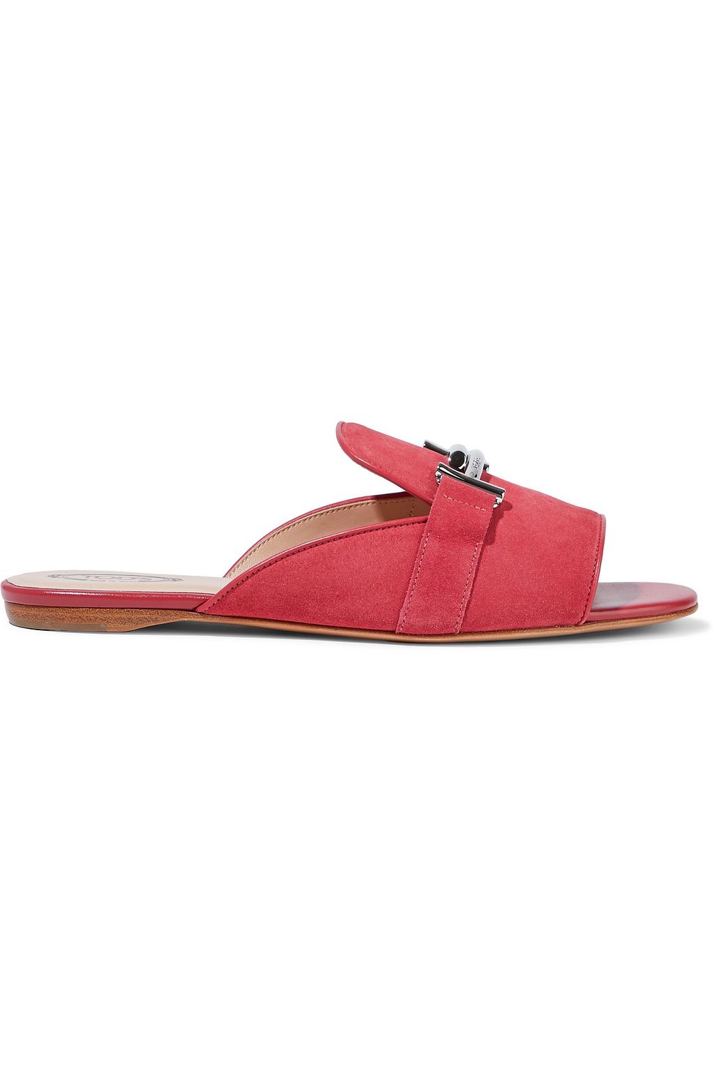 TOD'S Embellished suede slides | THE OUTNET