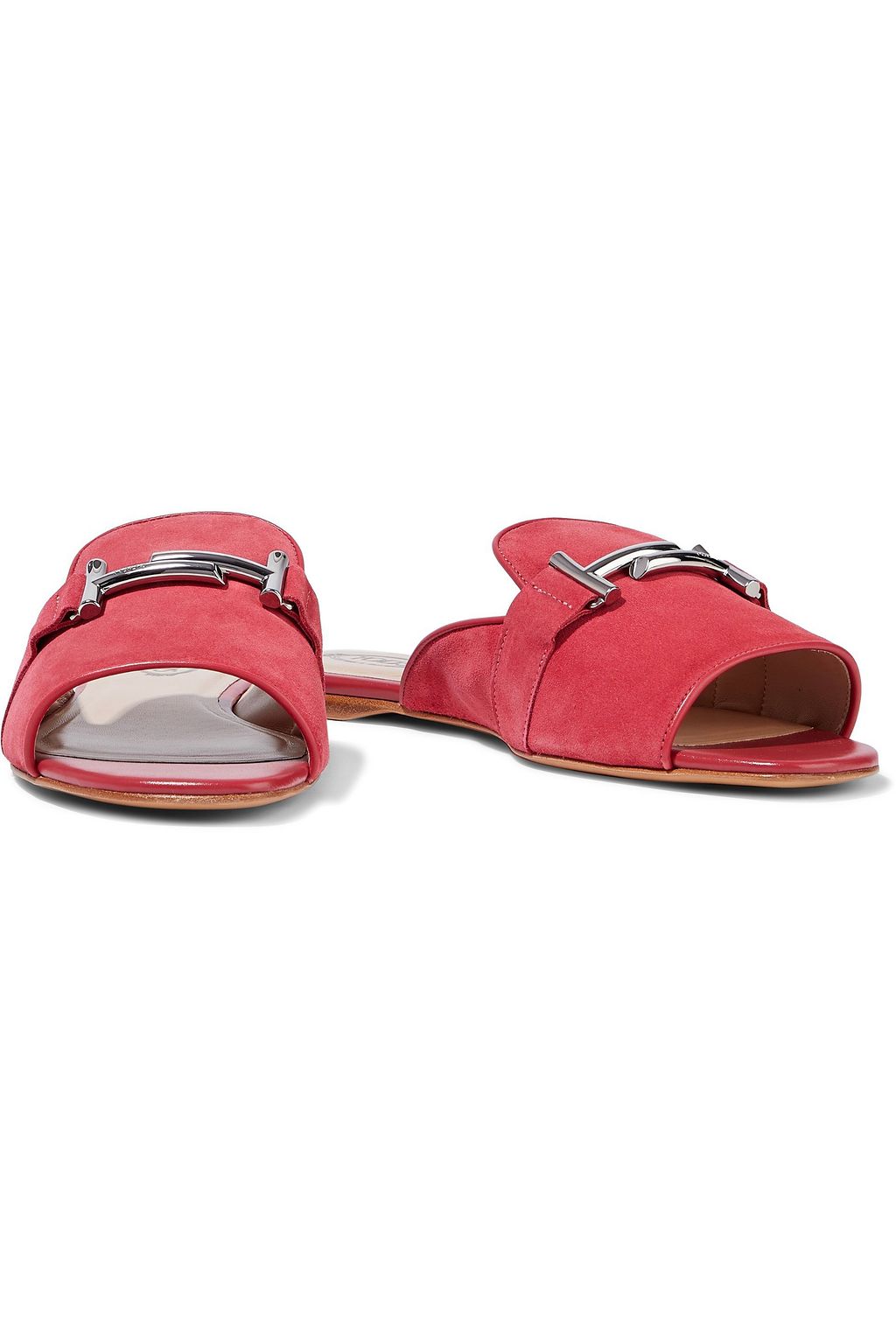 TOD'S Embellished suede slides | THE OUTNET