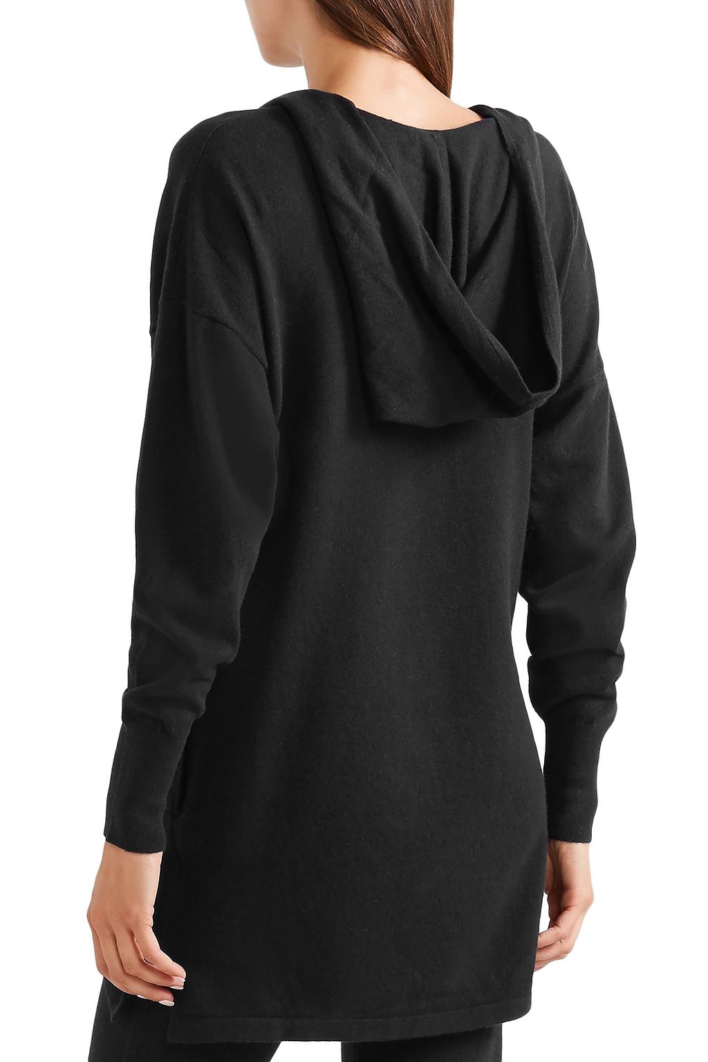 Black Laguna cashmere hoodie | Sale up to 70% off | THE OUTNET | LE ...