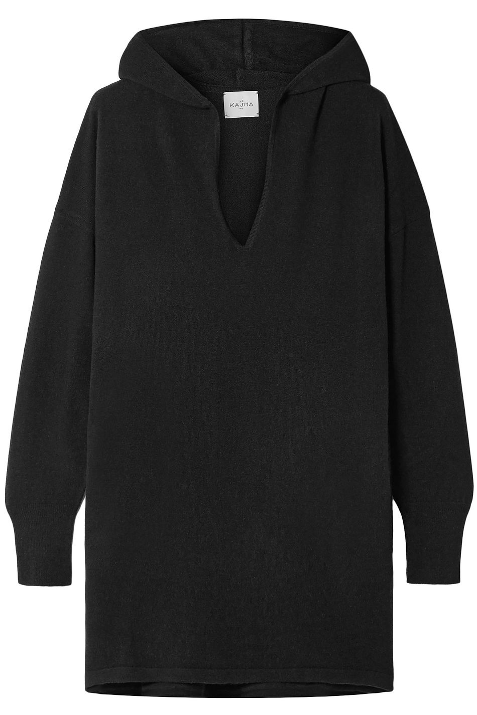 Black Laguna cashmere hoodie | Sale up to 70% off | THE OUTNET | LE ...