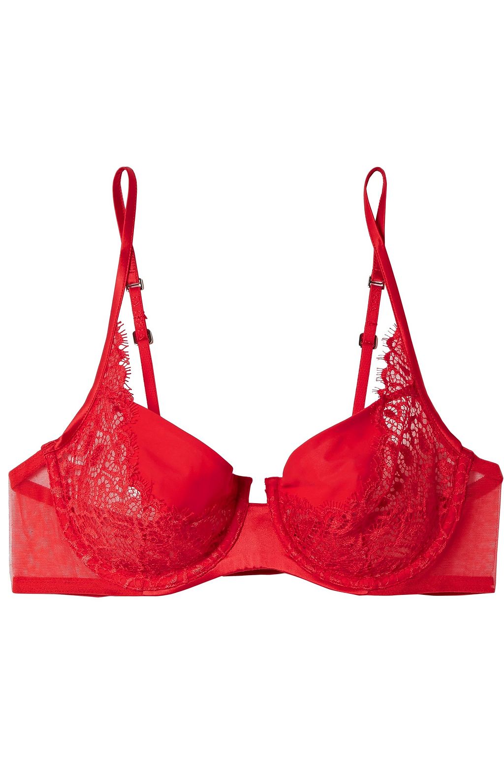 La Perla Quartz Garden Stretch Jersey Leavers Lace And Tulle