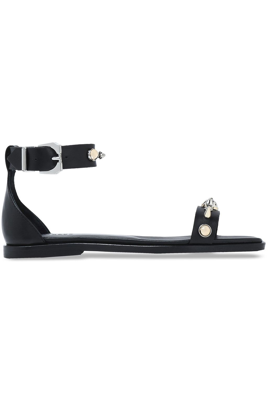VERSUS VERSACE Studded leather sandals | THE OUTNET