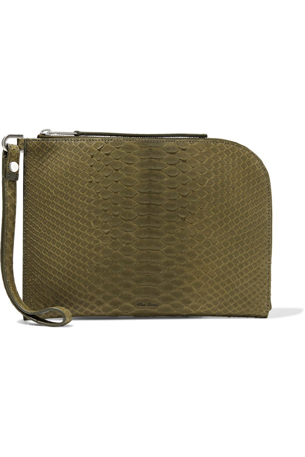 RICK OWENS Python pouch | THE OUTNET